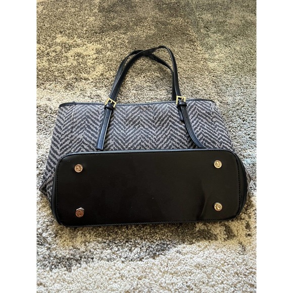 Spartina 449 | Bags | Spartina 449 Fabric Chevron Print Leather Linen ...